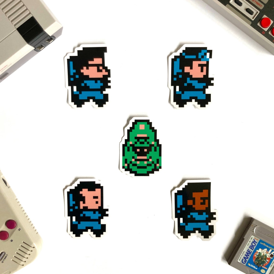 Ghostbusters 8-bit Vinyl Stickers Vintage Video Game Laptop - Etsy