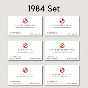 Ghostbusters Custom Paranormal Business Cards Prop Replica - Etsy