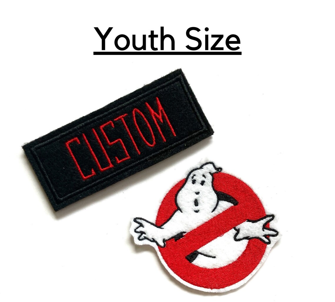 Ghostbusters YOUTH Kids Custom Name Patch and Logo Patch Set - Etsy
