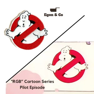 Ghostbusters Cartoon Logo Patch Embroidered Iron on Patch RGB - Etsy