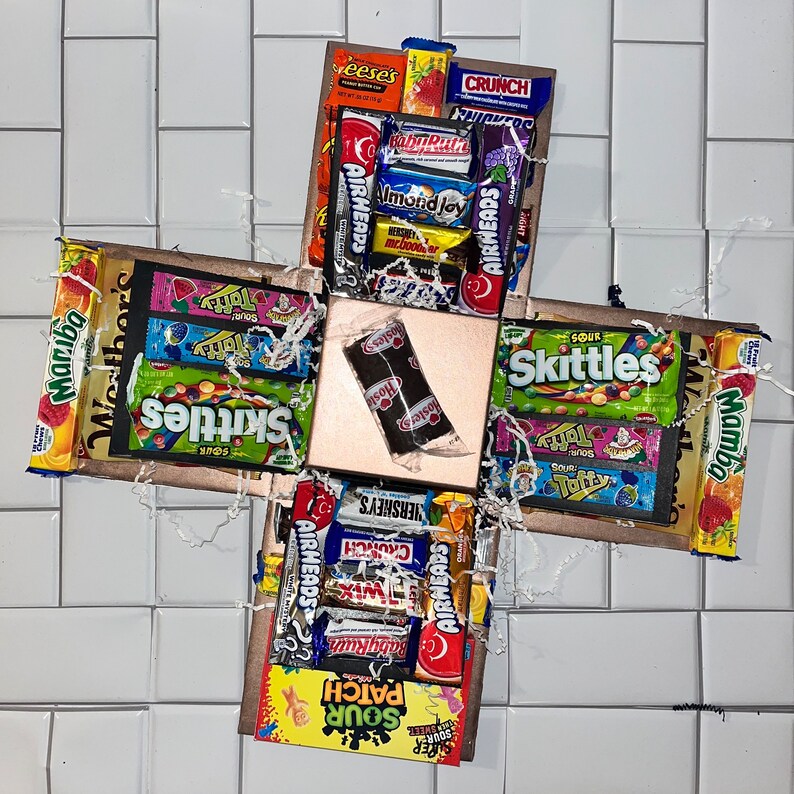 Custom Candy Explosion Gift Box (adult Box) - Halloween, Christmas ...