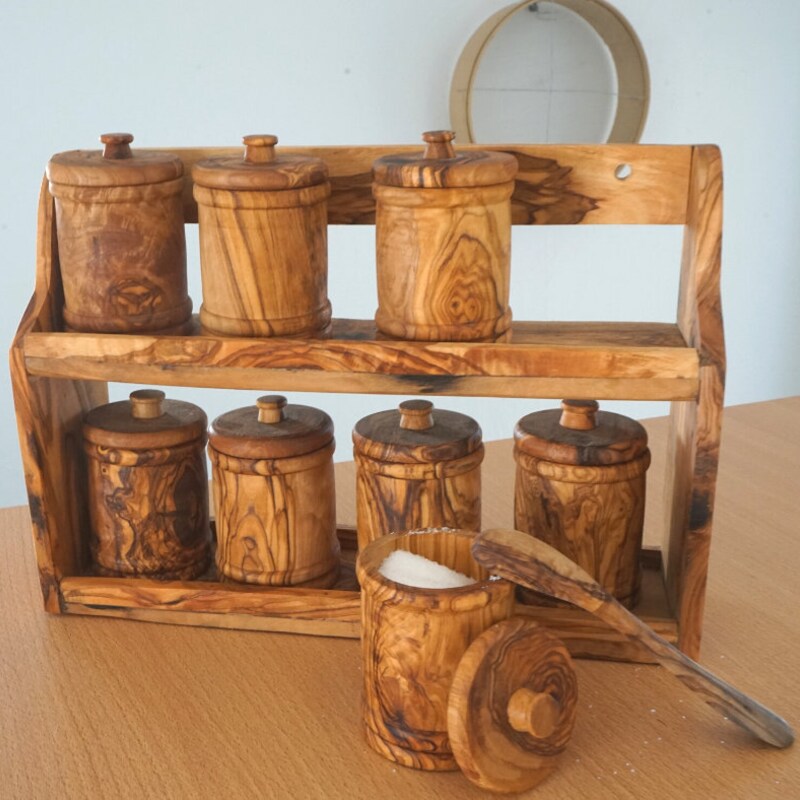 Wooden Spice Rack - Etsy