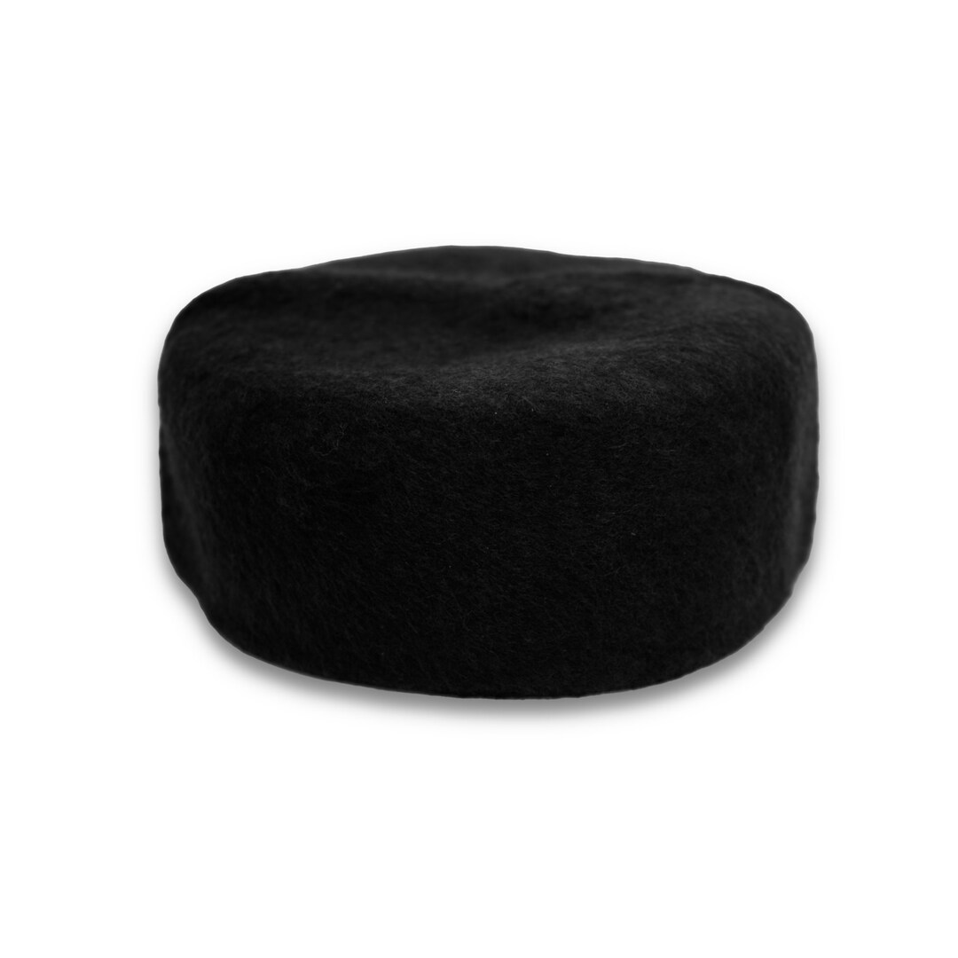 Tunisian Chechia in Black Wool, Handmade Chechia, Handmade Chachia ...