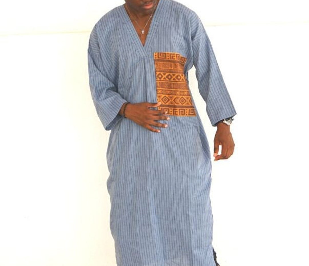 Blue Berber Tunic, Traditional Berber Men's Tunic - Etsy