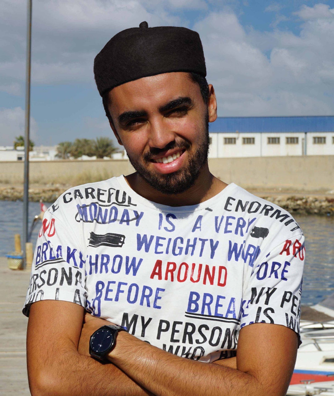 Black Libyan Wool Chechia, African Chachia, Muslim Hat, 100% Wool ...