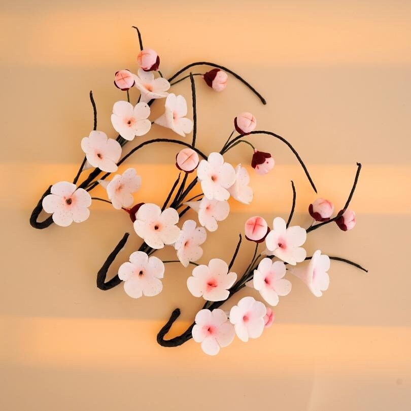 Cherry Flower Cake Topper in Pastillage Flower - Etsy