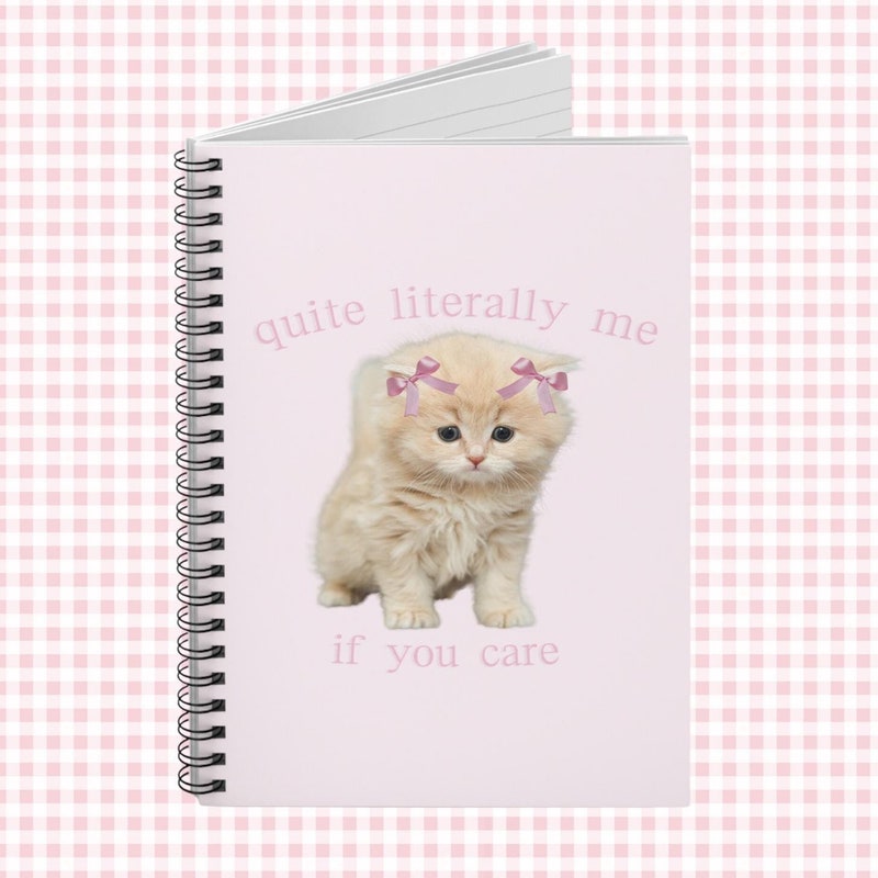 Aesthetic Pink Notebook - Etsy