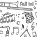 JUMBO Marching Band Coloring Poster Coloring Page Banner - Etsy
