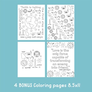 JUMBO Martin Luther King Jr. Coloring Poster, MLK Day, Martin Luther ...