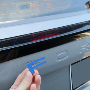 1/16" Thick ABS Plastic Rear Tailgate Hatch Letter Inserts Compatible ...