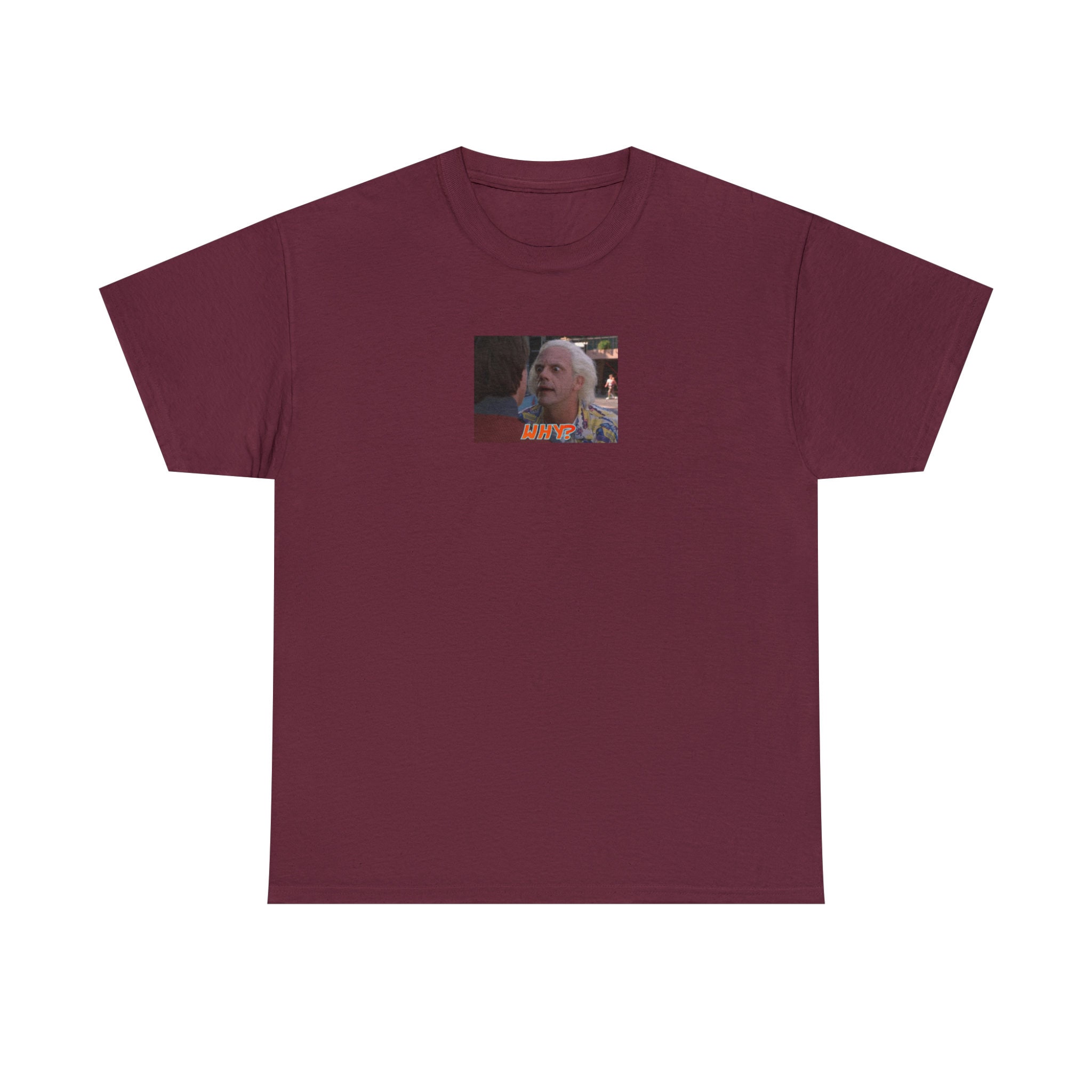 Why BTTF Doc Brown Meme Gif T Shirt - Etsy UK