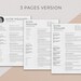 Teacher Resume Template for Word, Cv Template With Photo 1, 2, 3 Pages ...