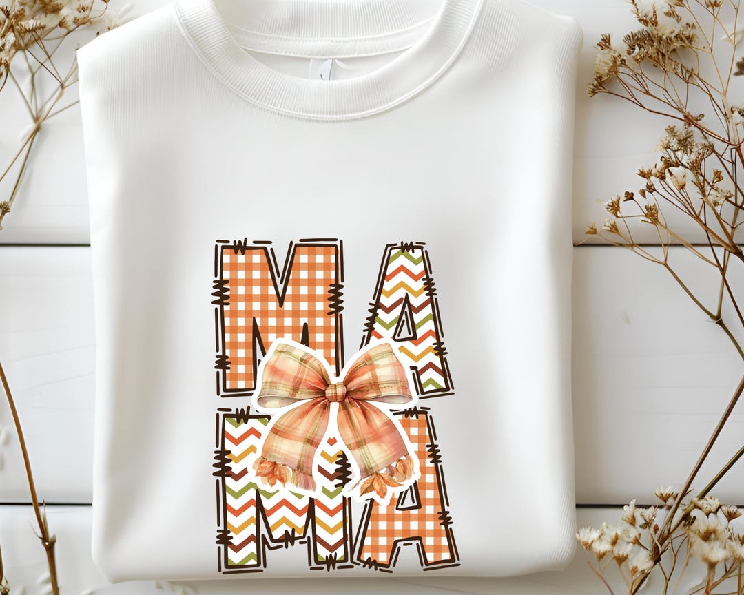Mama Fall Png Mama Fall Shirt Design Mama With Coquette Bow Png Fall ...