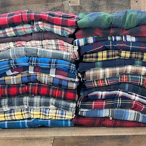 Mystery Flannel Shirt / Extra Large / Plaid Flannel / Oversized ...