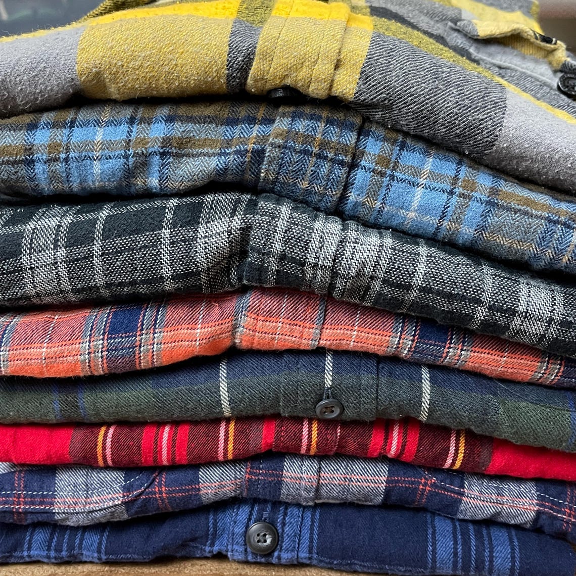 Mystery Flannel Shirt / Extra Large / Plaid Flannel / Oversized ...