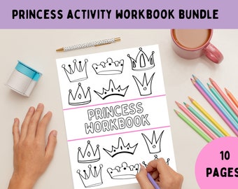 Princess Workbook - Etsy