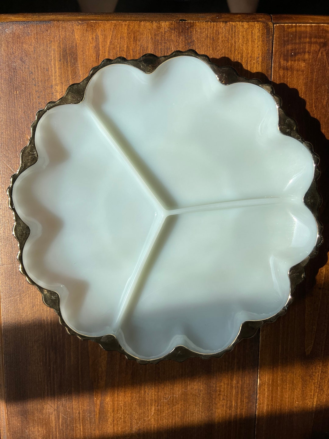 Anchor Hocking Sectioned Plate - Etsy