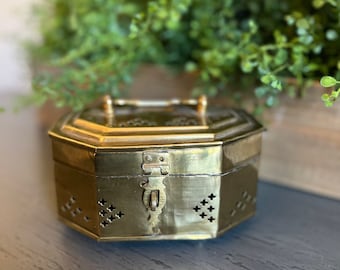 Brass Trinket Box | Etsy