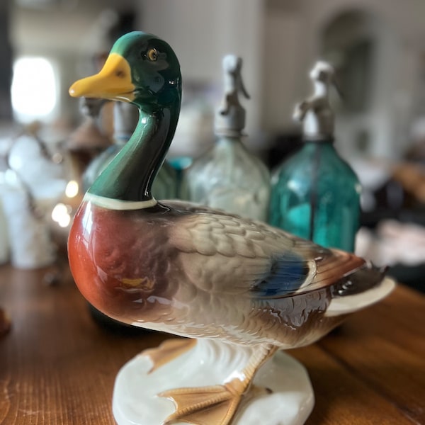 Goebel Duck Figurine - Etsy