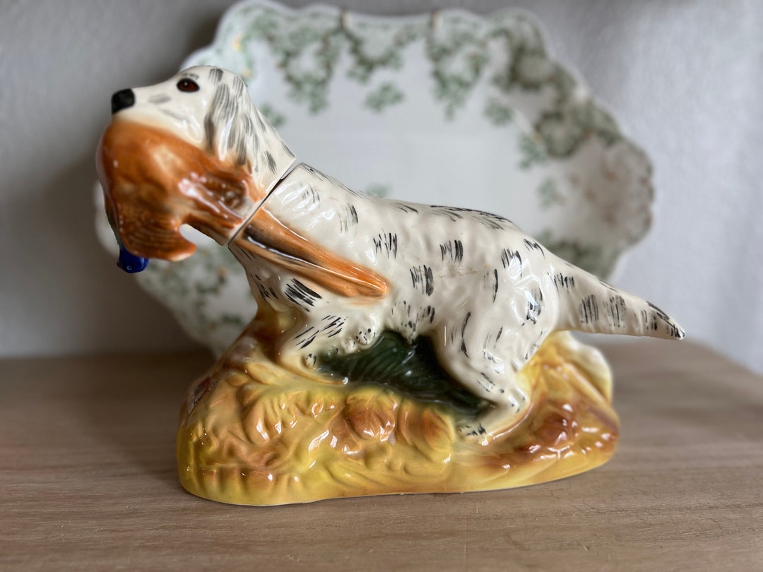 Vintage Spaniel Whiskey Decanter - Etsy