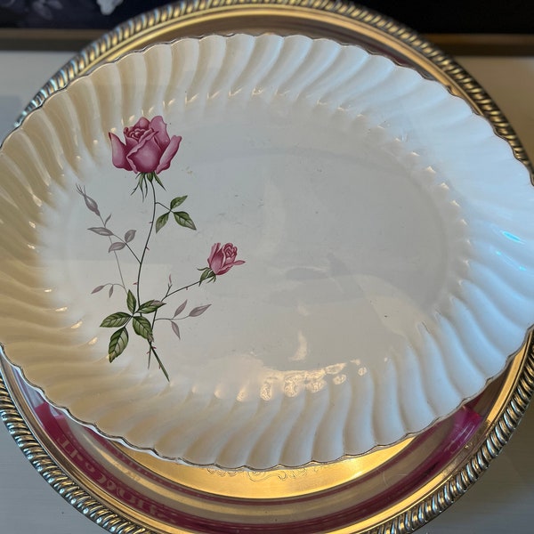 Rose Platter - Etsy