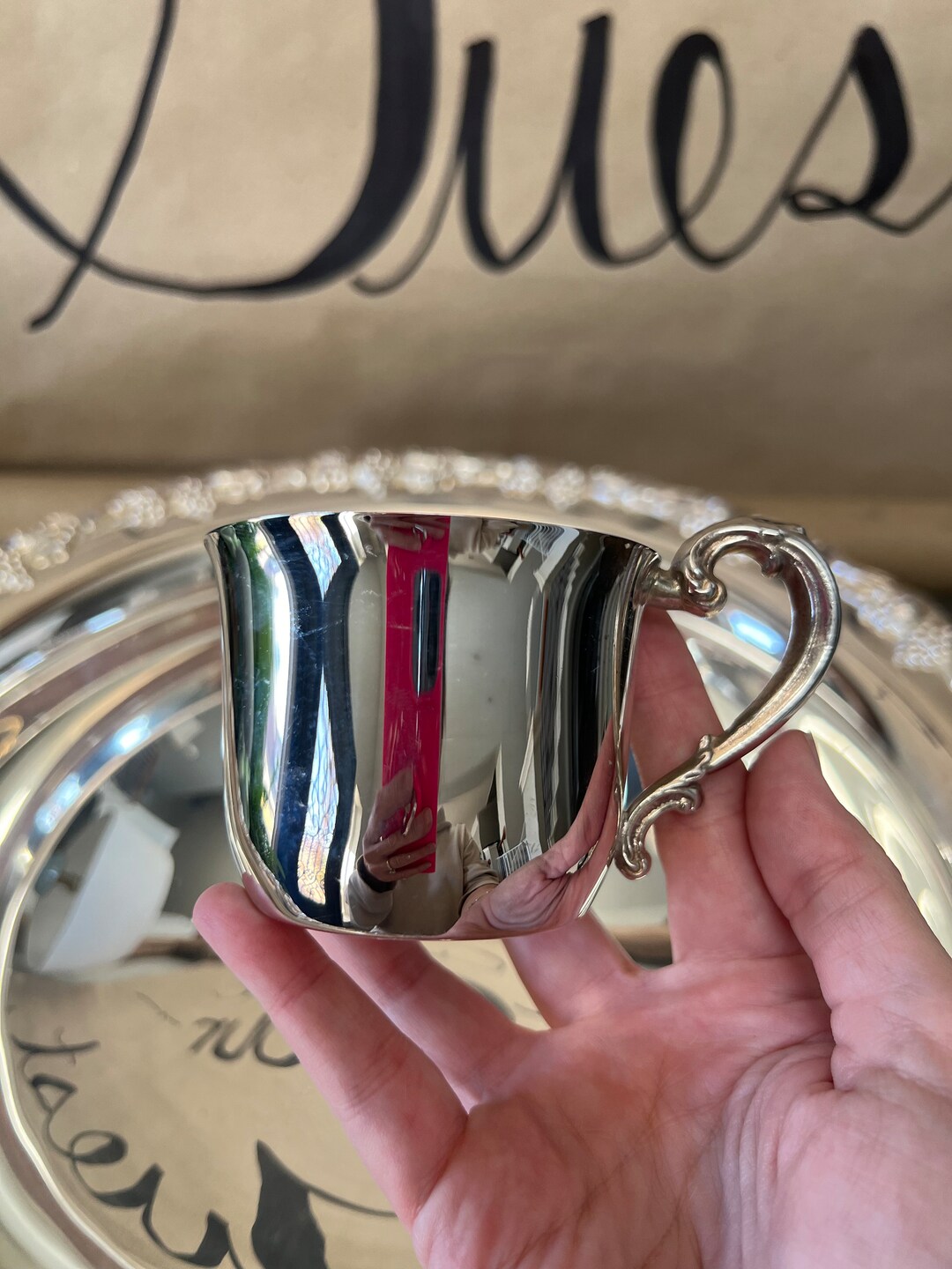 Silver Plate Single Punch Cup - Etsy