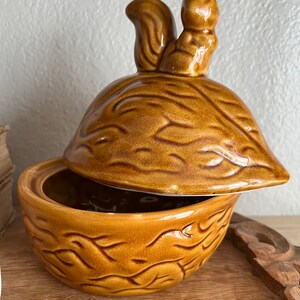 Vintage Squirrel and Nut Lidded Jar - Etsy