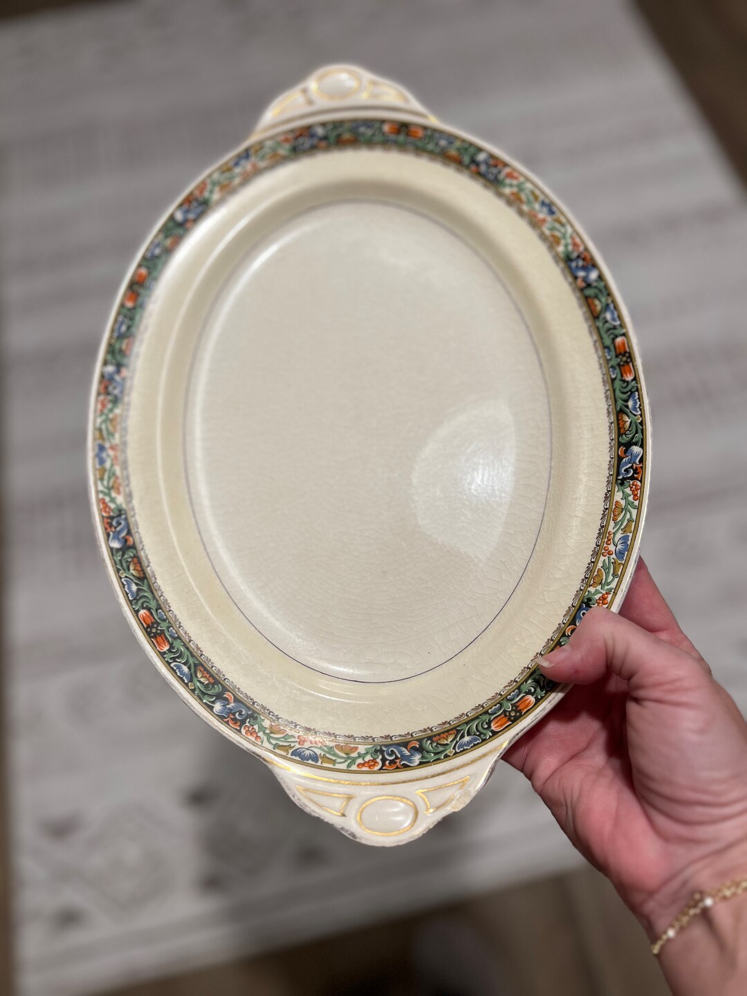 Vintage Johnson Bros. England Platter - Etsy