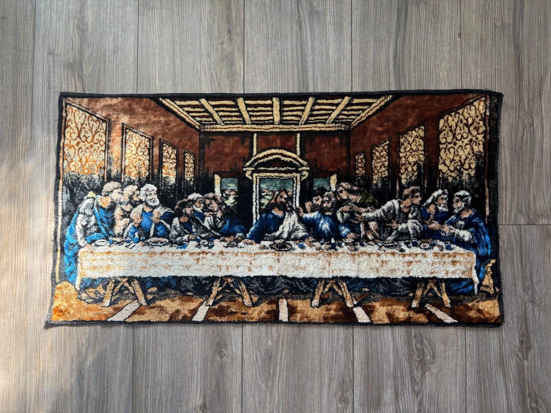 Vintage Last Supper Wall Tapestry - Etsy