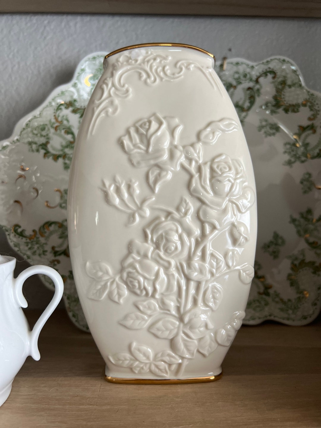 Lennox Porcelain Vase - Etsy