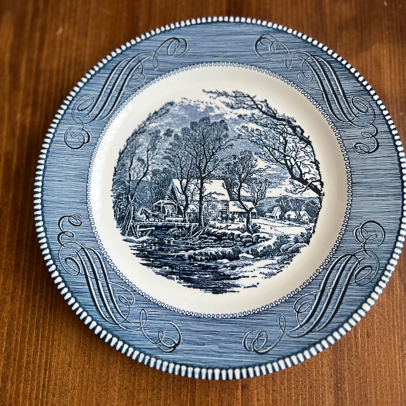 Currier and Ives Dishes - Etsy