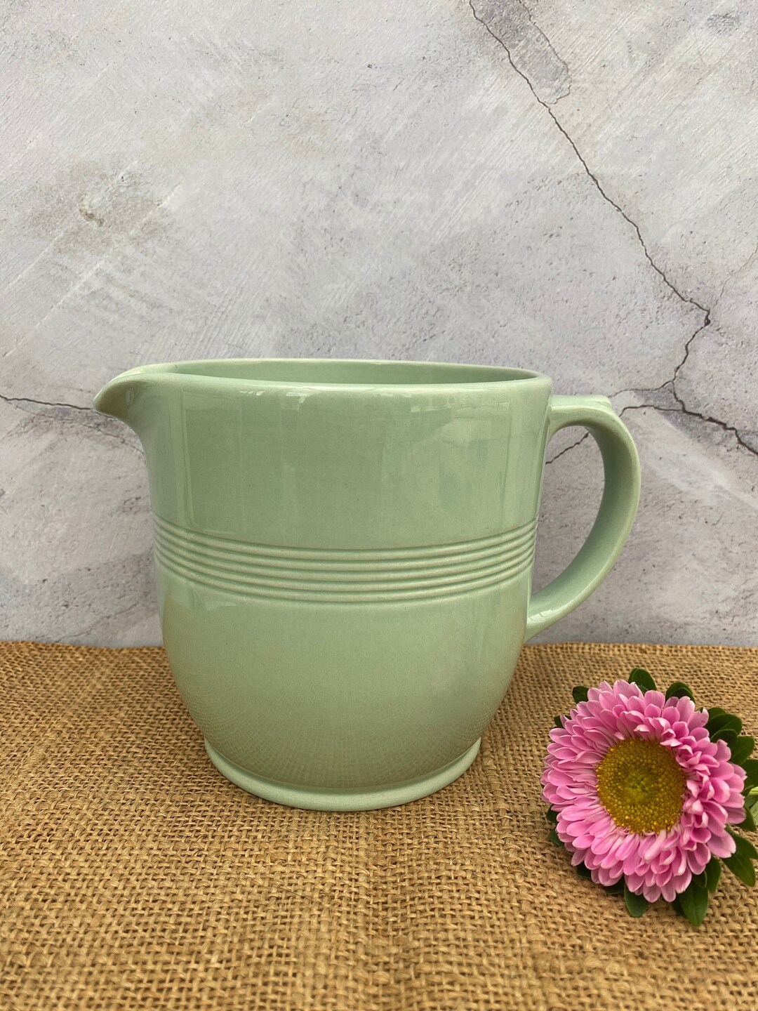 Woods Ware Beryl Custard Jug - Etsy