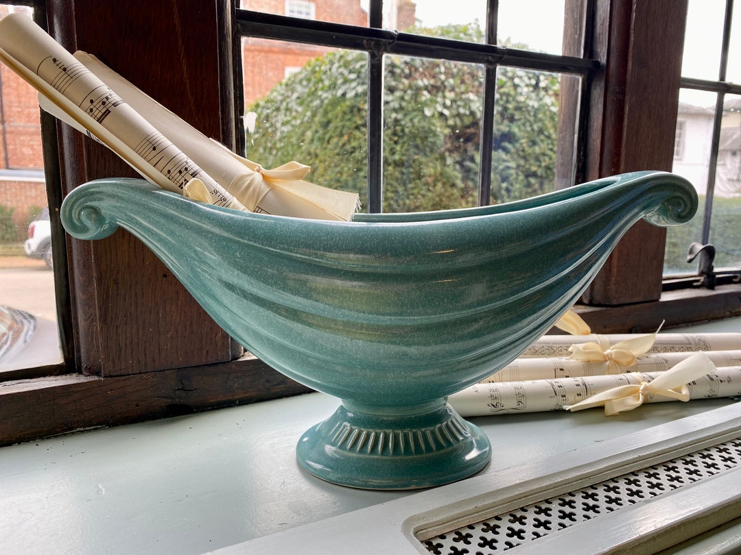 Blue Large Dartmouth Mantle Vase Constance Spry Style Florist - Etsy