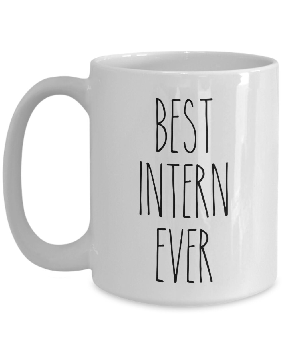 Best Intern Ever Coffee Cup Gift Idea for Intern Fun Mug - Etsy