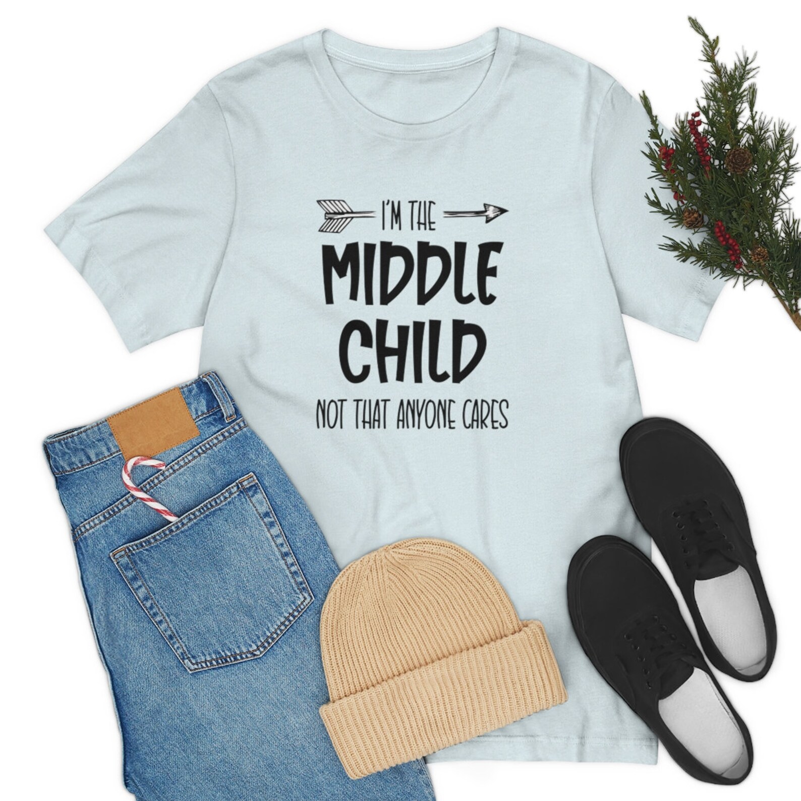 Hilarious Middle Child T-shirt: Sarcastic Sibling Gift - Etsy