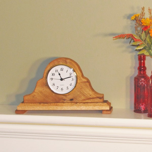 Wood Mantle Clock - Etsy