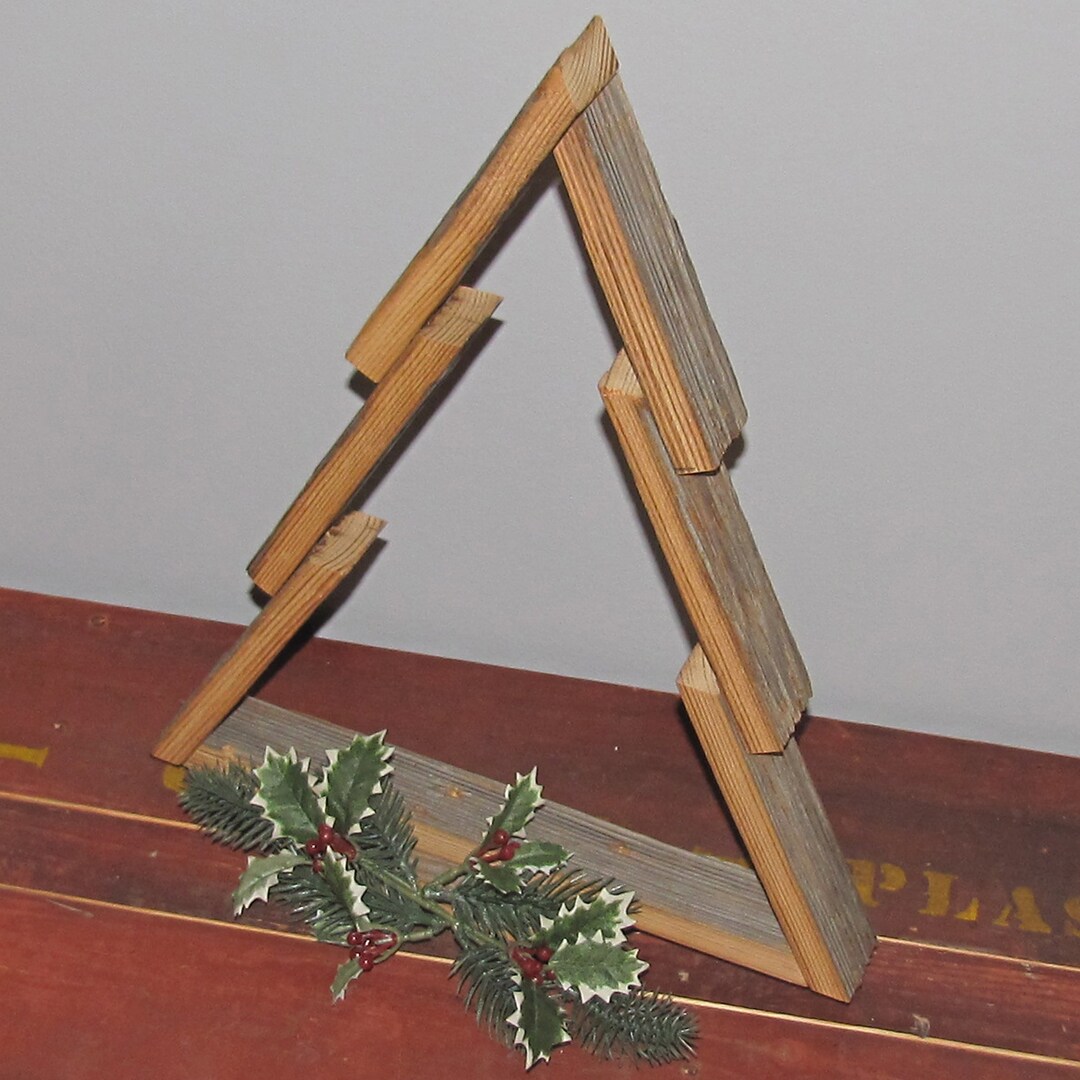 Reclaimed Wood Seasonal Tree - Etsy
