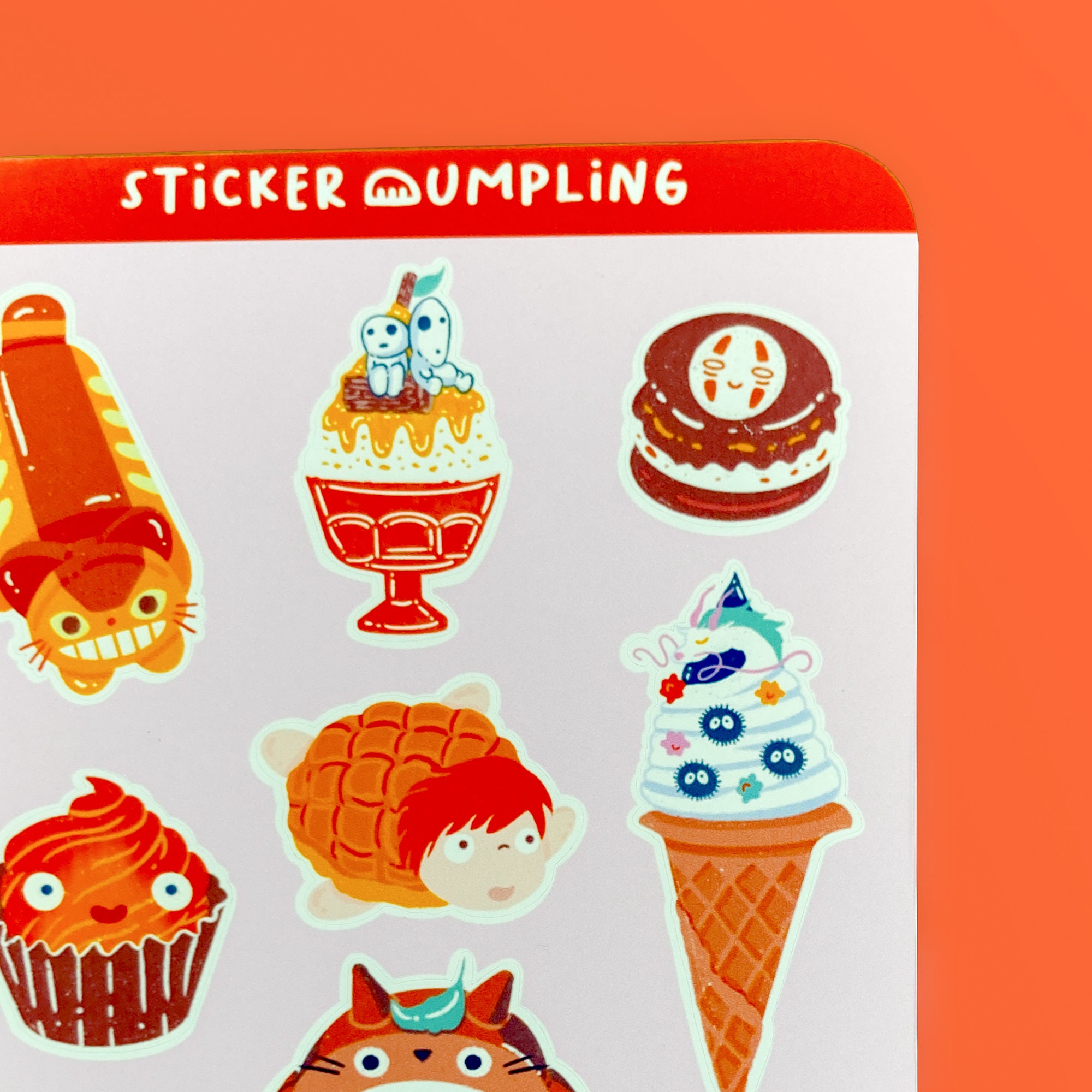 Ghibli Sweets Sticker Sheet / Anime Stickers / Food Stickers / Kawaii ...