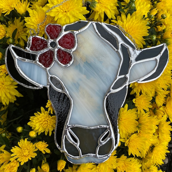 Stained Glass Cow Patterns - Etsy