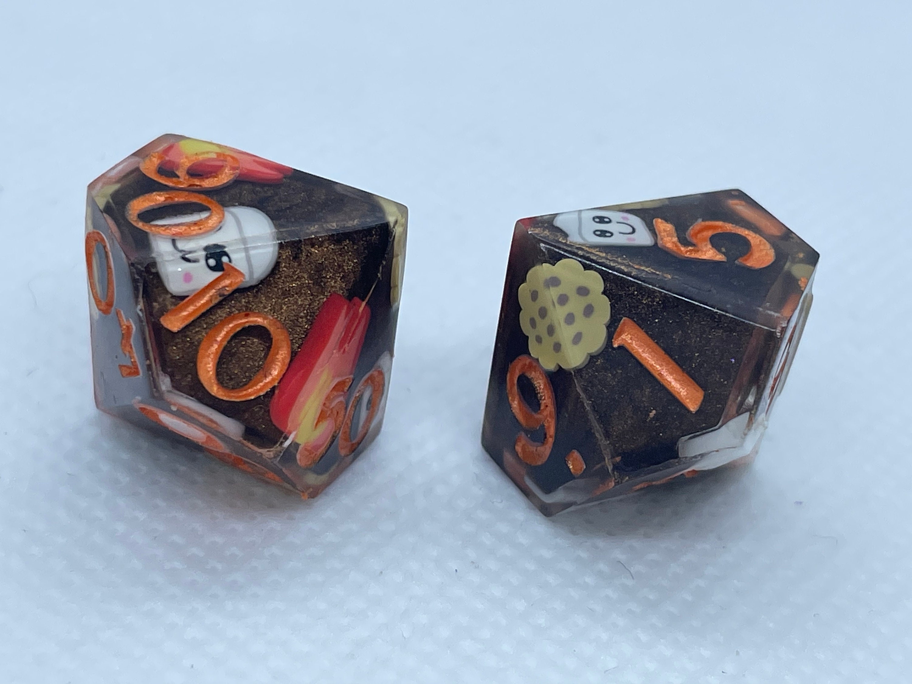 Fireside Treat 7 Piece RPG Dungeon and Dragons Dnd Dice Set - Etsy