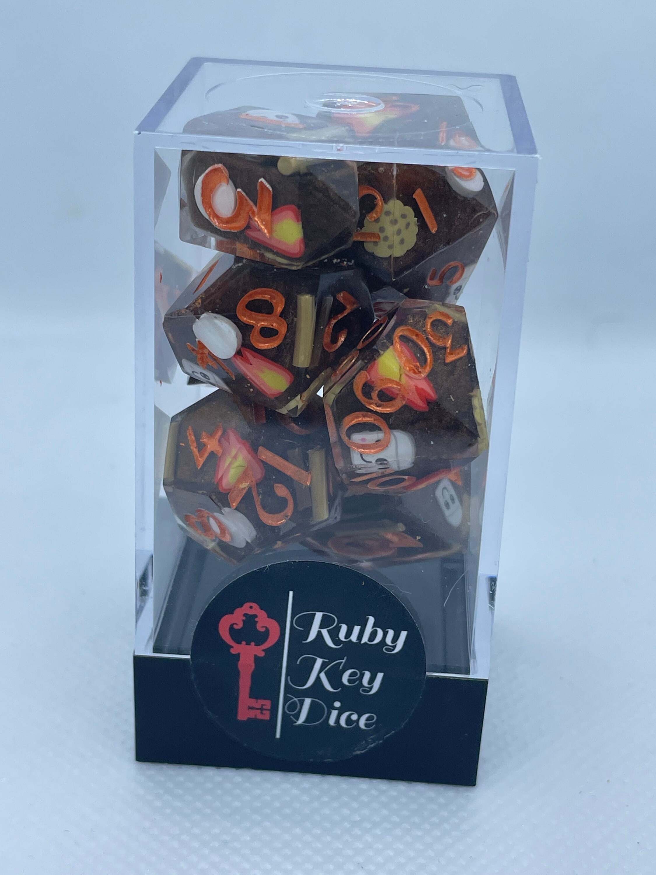 Fireside Treat 7 Piece RPG Dungeon and Dragons Dnd Dice Set - Etsy