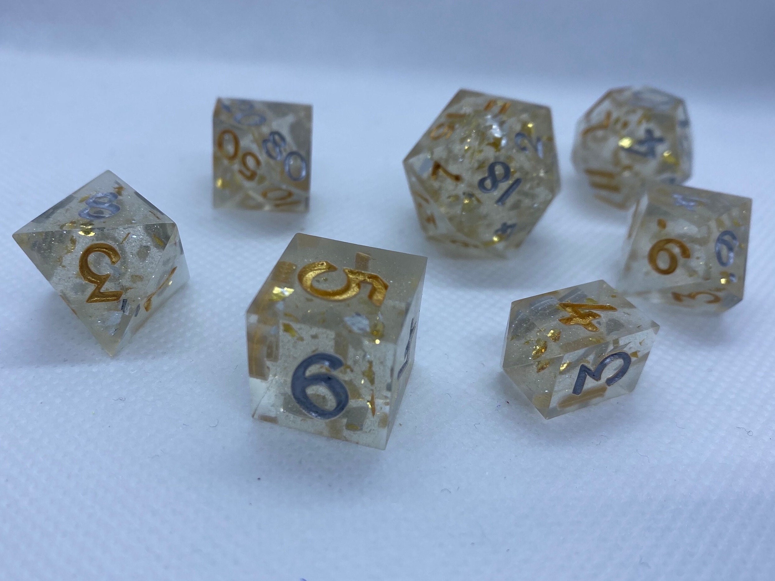 Bank Heist - 7 Piece RPG Dungeon and Dragons Dnd Dice Set - Etsy