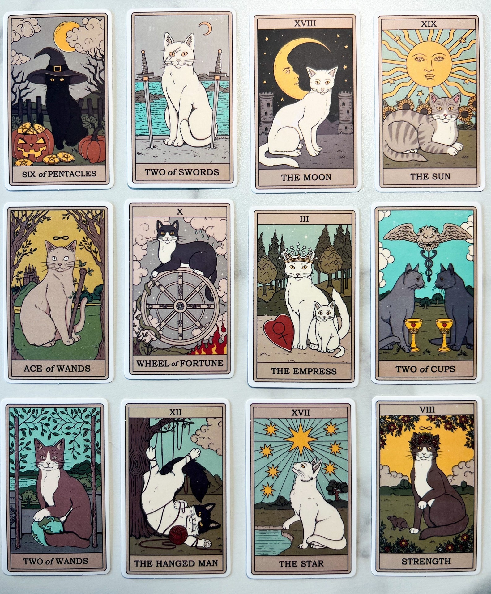 Witchy Sticker Mystery Pack Rider Waite Tarot Card Sticker - Etsy