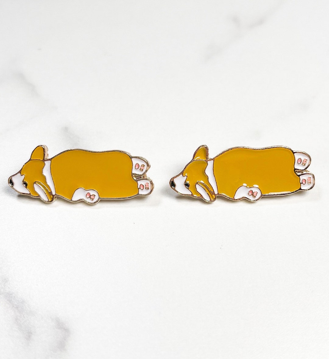 Corgi Enamel Pin Cute Animal Enamel Pin Puppy Enamel Pin - Etsy