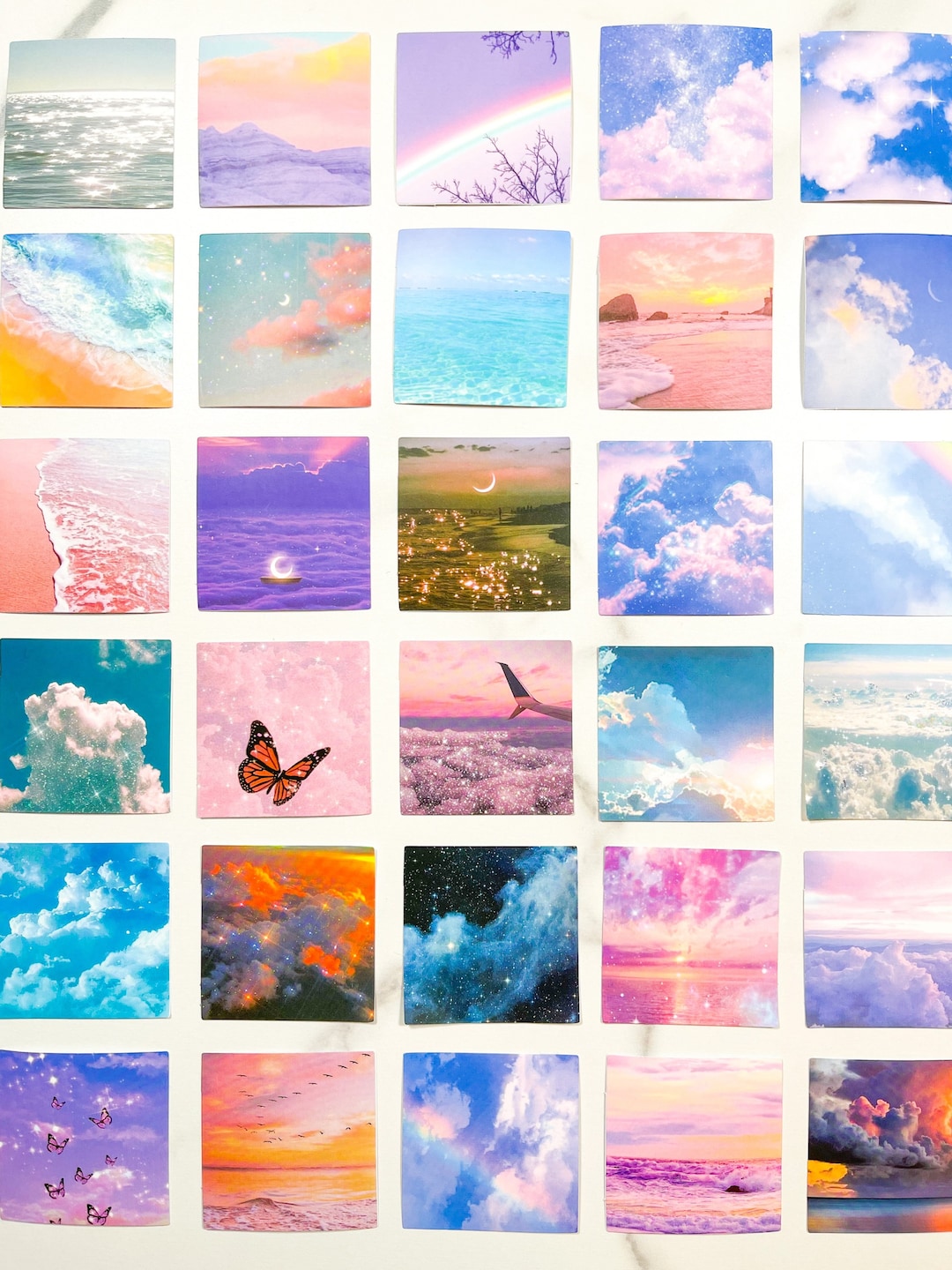Aesthetic Scenery Sticker Pack Sunset Stickers Beach Stickers Cloud ...
