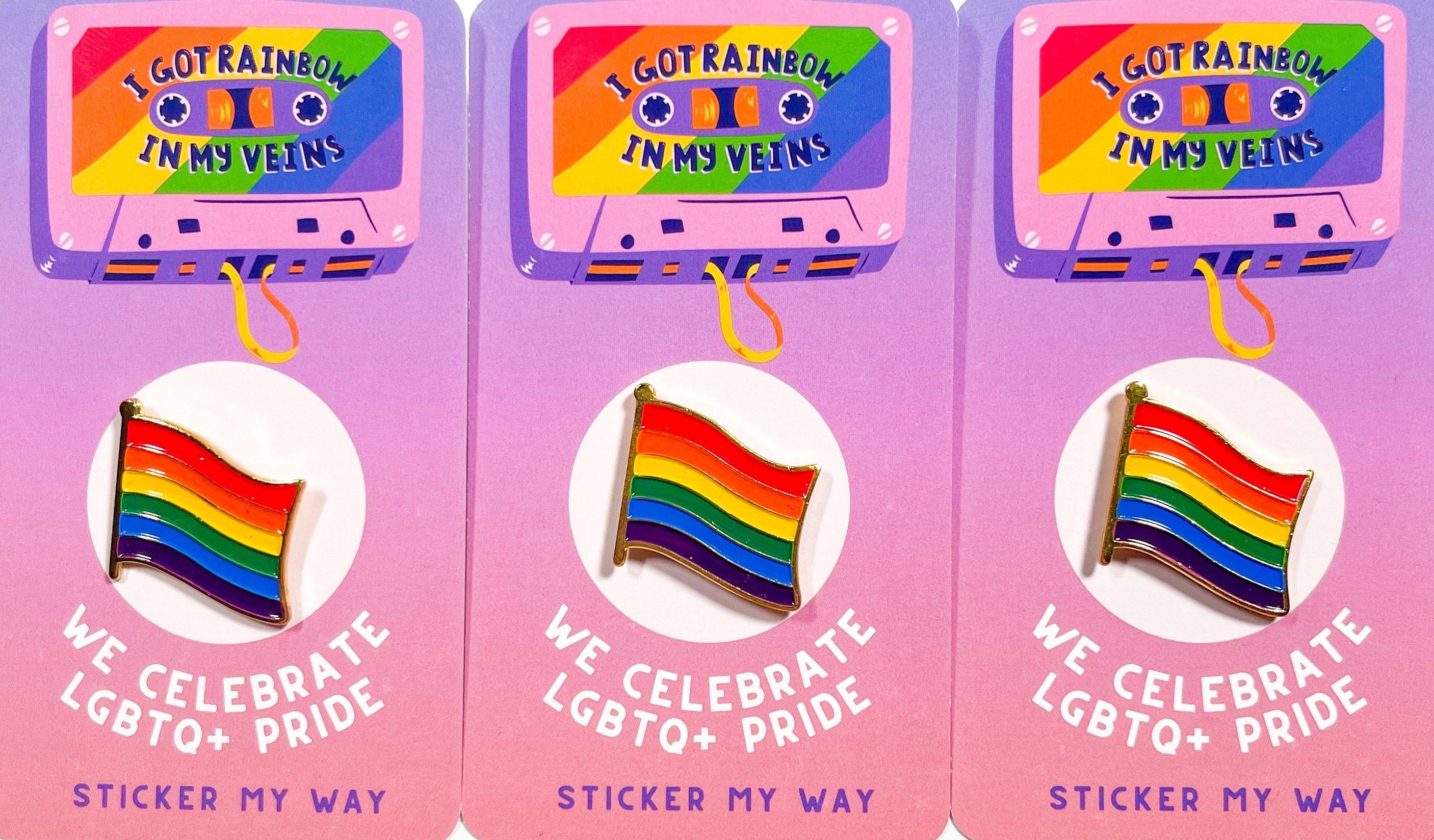 Bulk LGBTQ Enamel Pin Pride Flag Enamel Pin Gay Pride - Etsy Canada