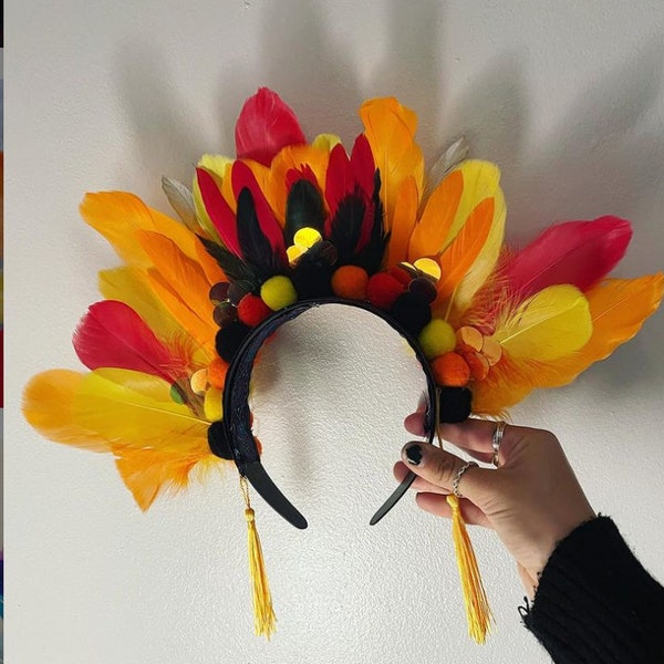 Feather Crown - Etsy UK