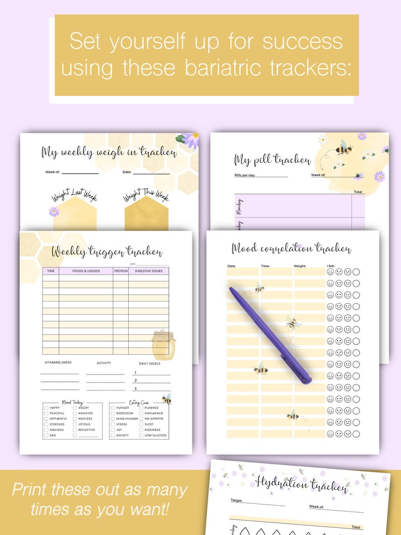 Bariatric Surgery Planner: RNY, Gastric Sleeve, VSG (PDF Printables) - Etsy