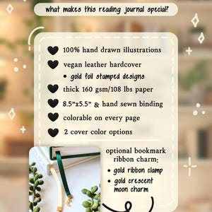 EXPANDED Reading Journal, Hardcover Book Review Log, Colorable ...