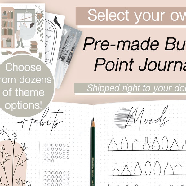 Premade Bullet Journal - Etsy